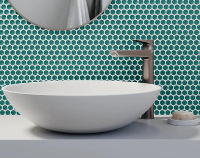 Lagoon Penny Rounds Mosaic