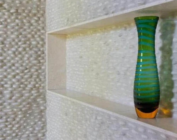 Antique Timor White Stacked Pebble