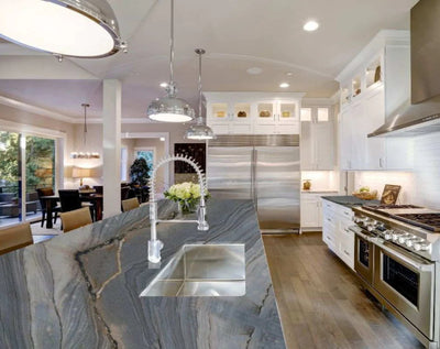 Kitchen | Blue Marine Quartzite Slab