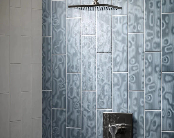 Bathroom | Drift Ceramic Nomad 12x3.5 Ebb and Flow Tile
