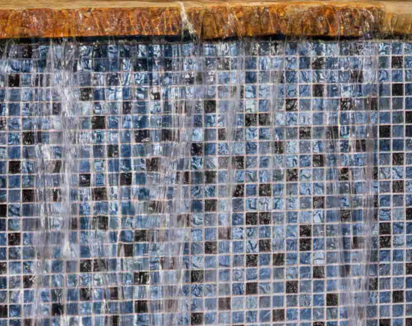 Pool | Obsidian Shine Lava Glass 1x1 Straight Set