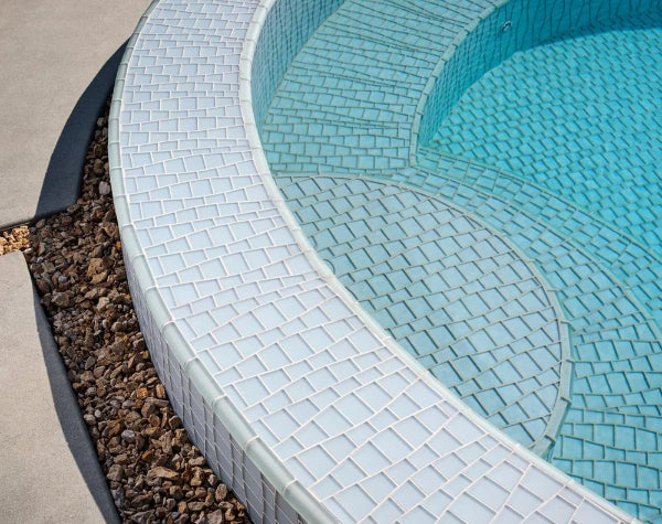 Pool | Stratos Glass Ripple Mosaic