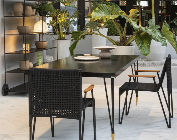 Dining Room | White Shadow Marble Slab