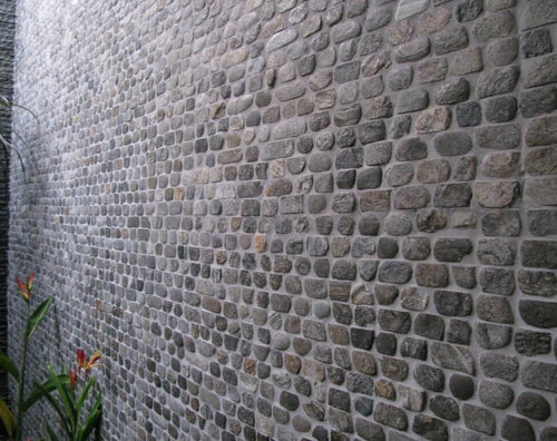 Wall Alpine Strip Pebble Mosaic