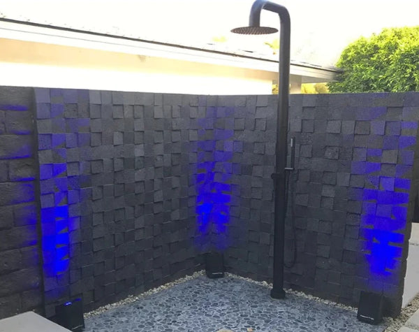 External | Temple Lava Basalt V Squares Cladding