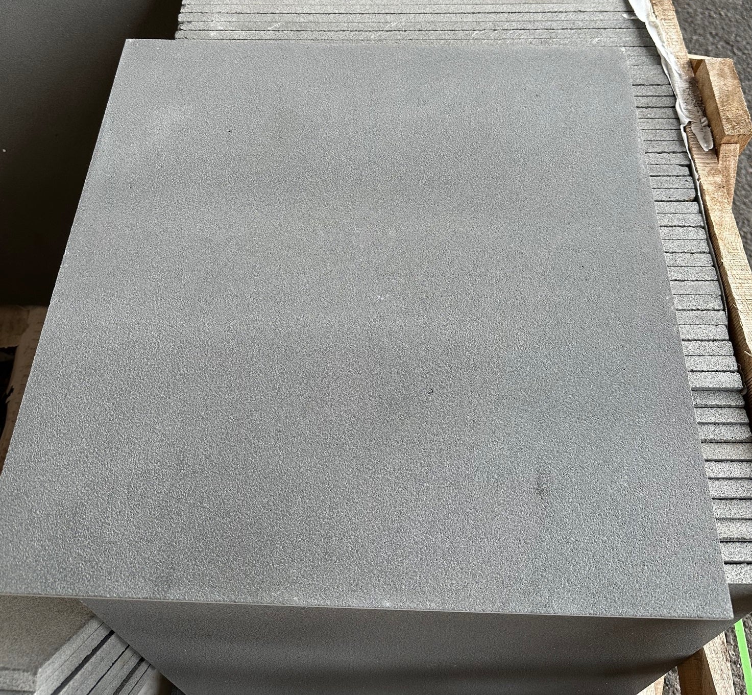 SOLID LAVA GREY Basalt Brushed Tile - Hawaii Stone