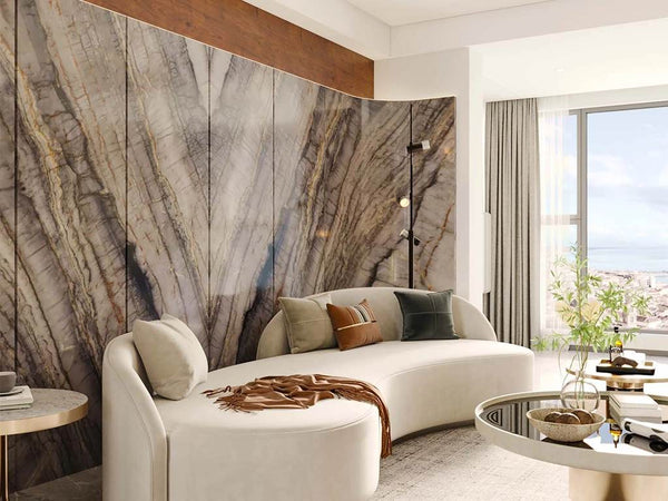 BLUE MOON Quartzite Polished Slab - Hawaii Stone