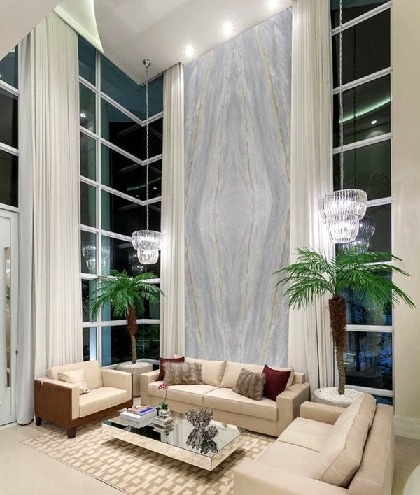 INFINITY BLUE Quartzite Polished Slab - Hawaii Stone