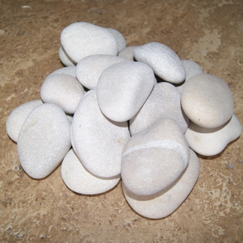 FRENCH TAN Natural Tumbled Garden Pebbles - Hawaii Stone
