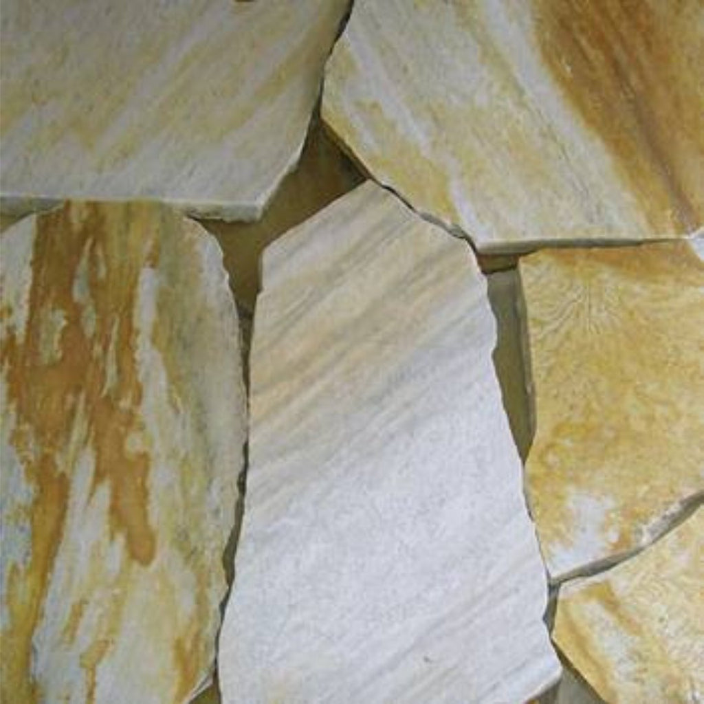 DAFFODIL YELLOW Split-Face Random Edge Paver Flagstone