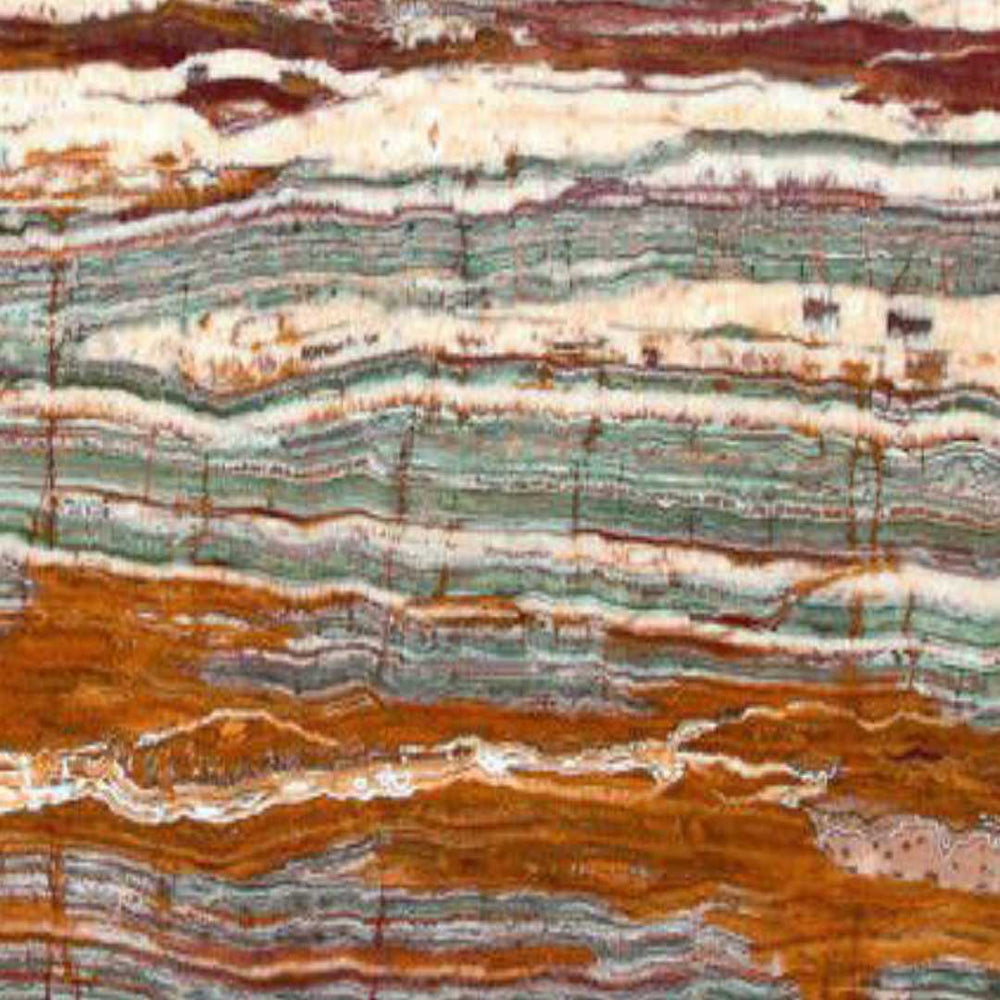 RUSTIC RAINBOW Onyx Polished Slab - Hawaii Stone