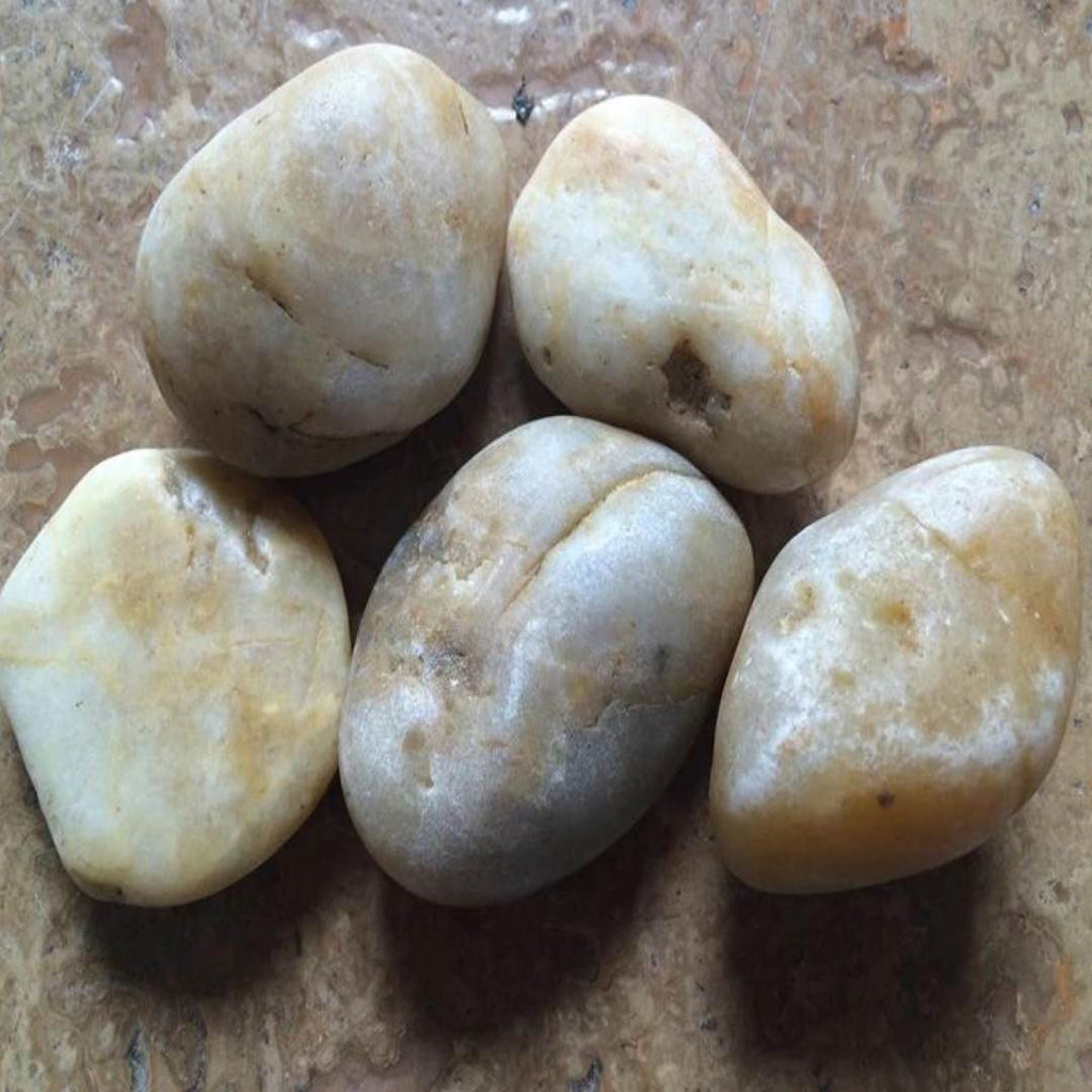SUNSET Natural Tumbled Garden Pebbles - Hawaii Stone