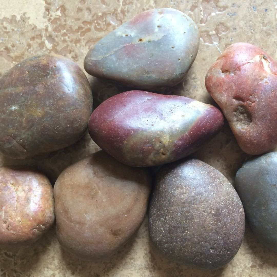 WAIMEA SAND Natural Tumbled Garden Pebbles - Hawaii Stone