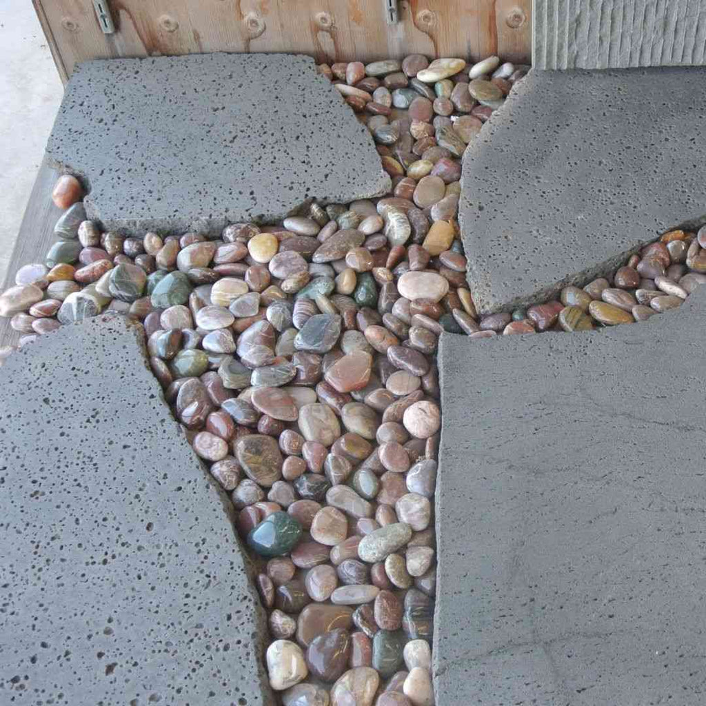 WATERFALL MIXED Polished Tumbled Garden Pebbles - Hawaii