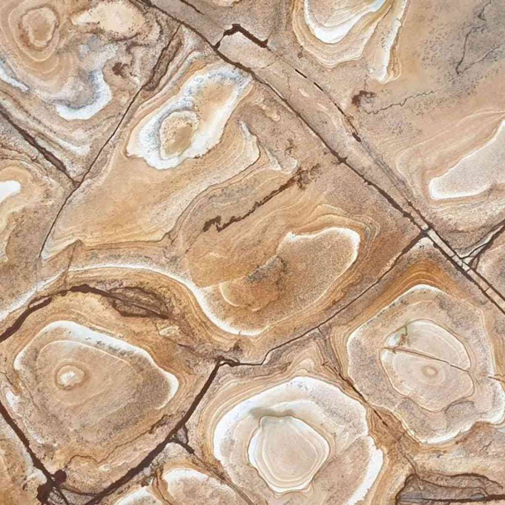 TIGER EYES Sandstone Polished Slab - Hawaii Stone
