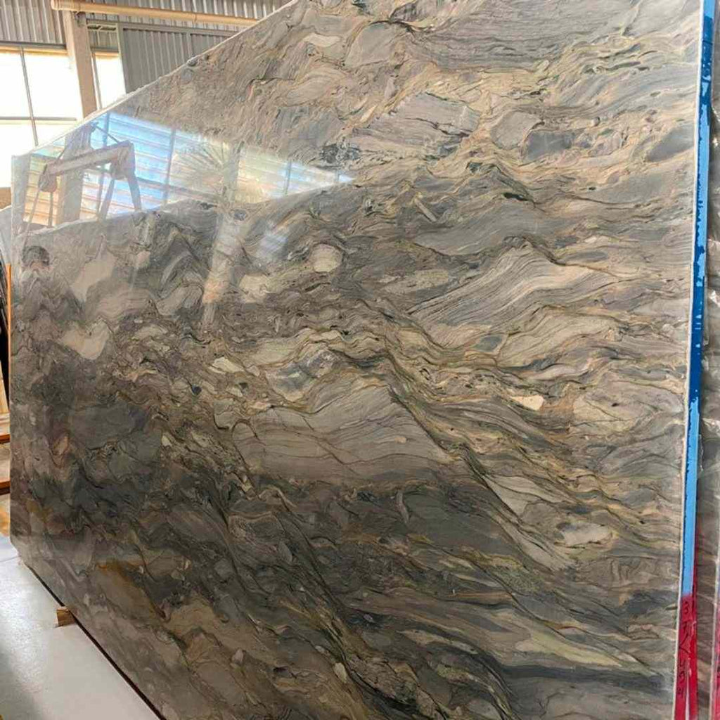 TAHITI BLUE Quartzite Polished Slab - Hawaii Stone