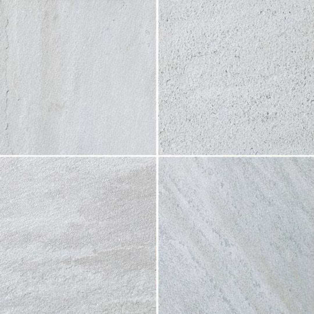 LILLY WHITE Quartzite Natural-Split Tile - Hawaii Stone