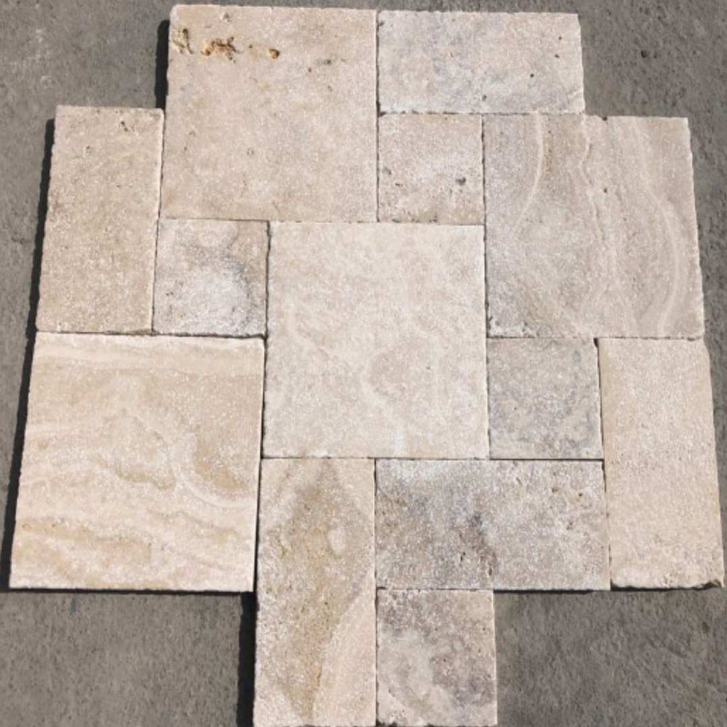 LILAC IVORY BUF Tumbled Edge Paver - Hawaii Stone
