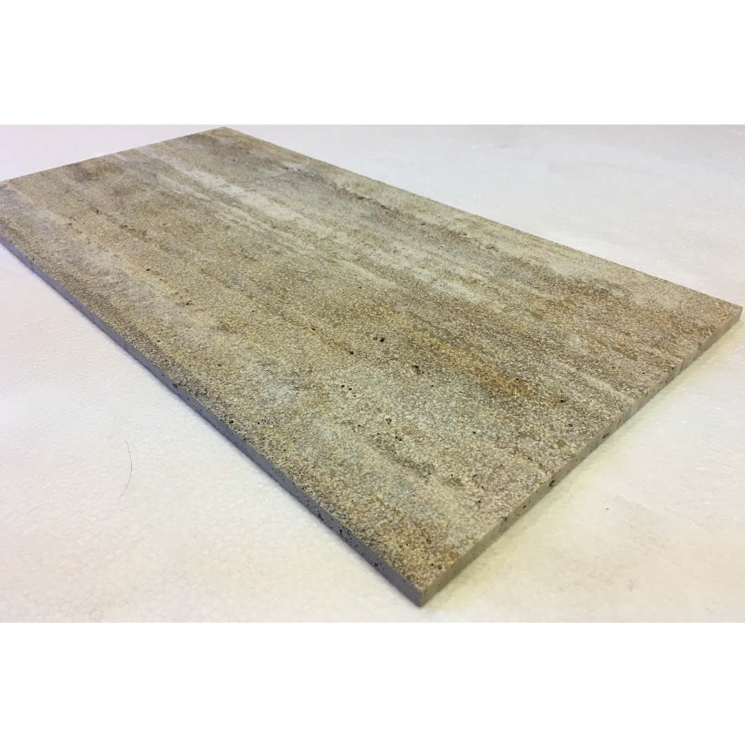 VOLCANO Bush-Hammered Brushed-Filled Tile - Hawaii Stone