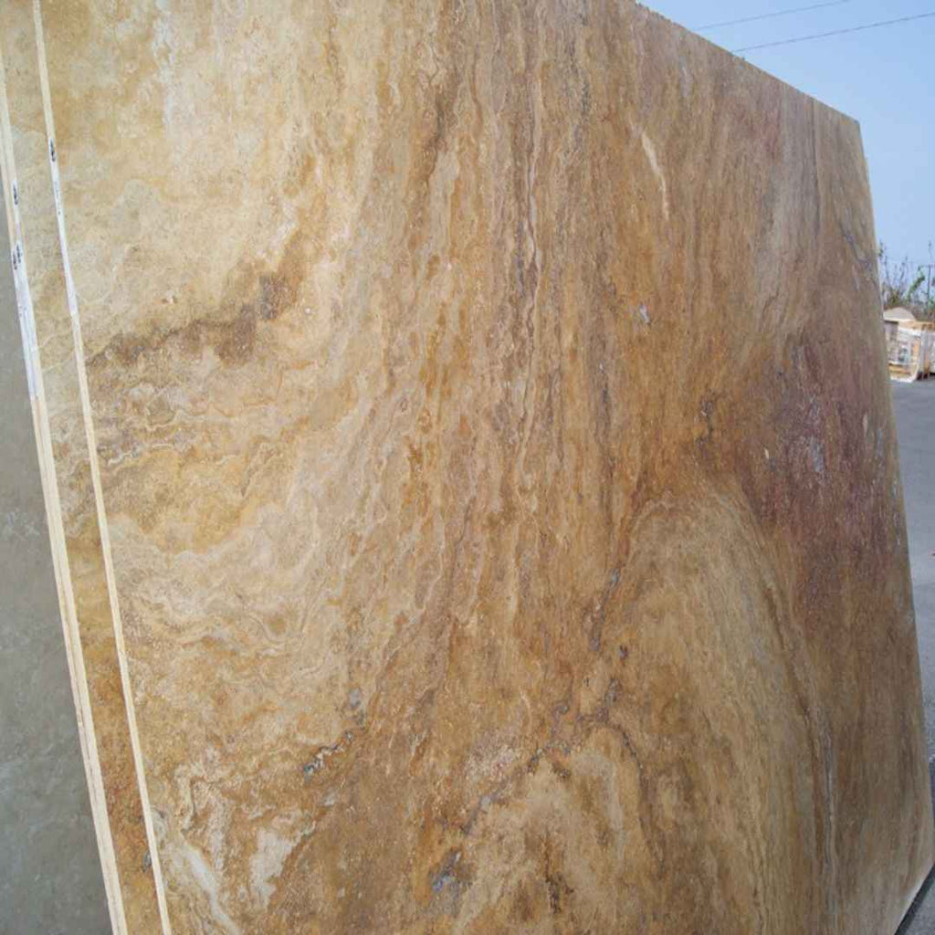 SCABAS Travertine Honed-Filled Slab - Hawaii Stone