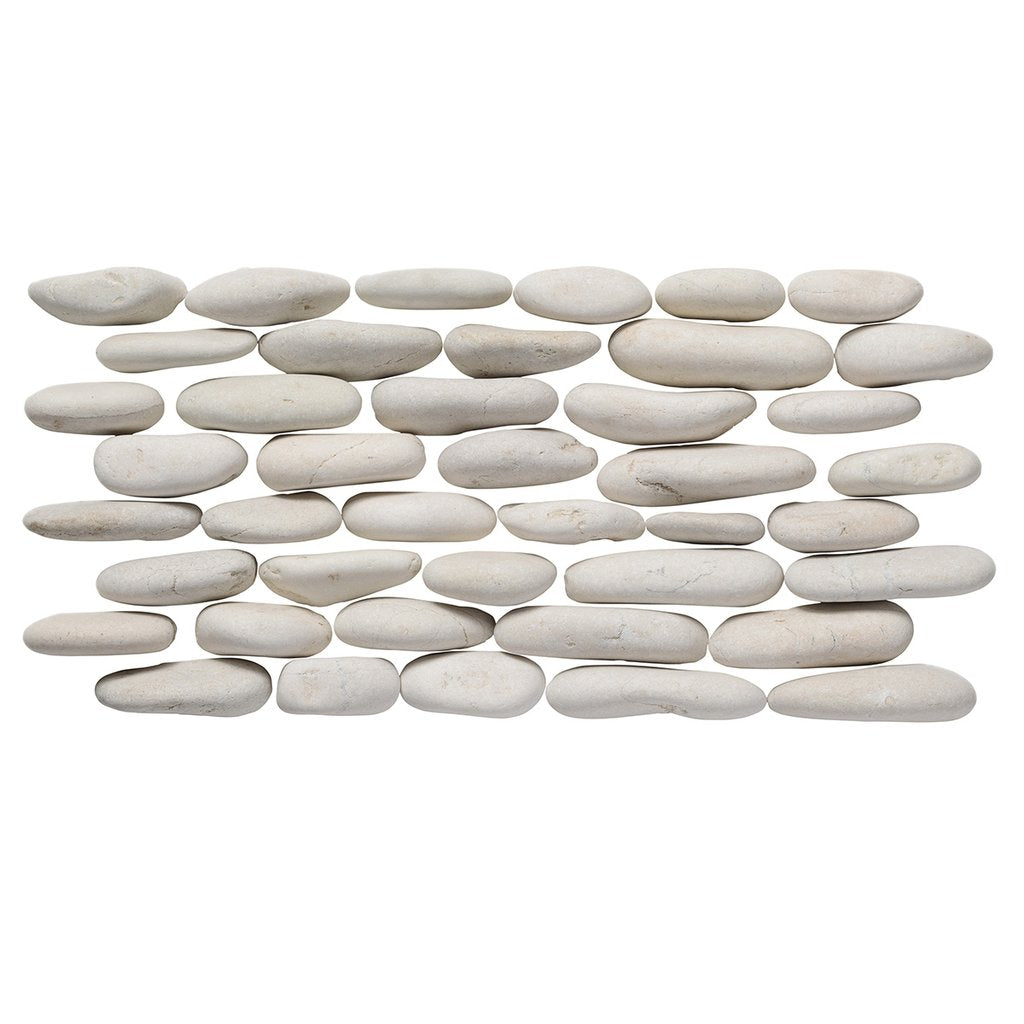 ANTIQUE TIMOR WHITE, STACKED PEBBLE - Hawaii Stone