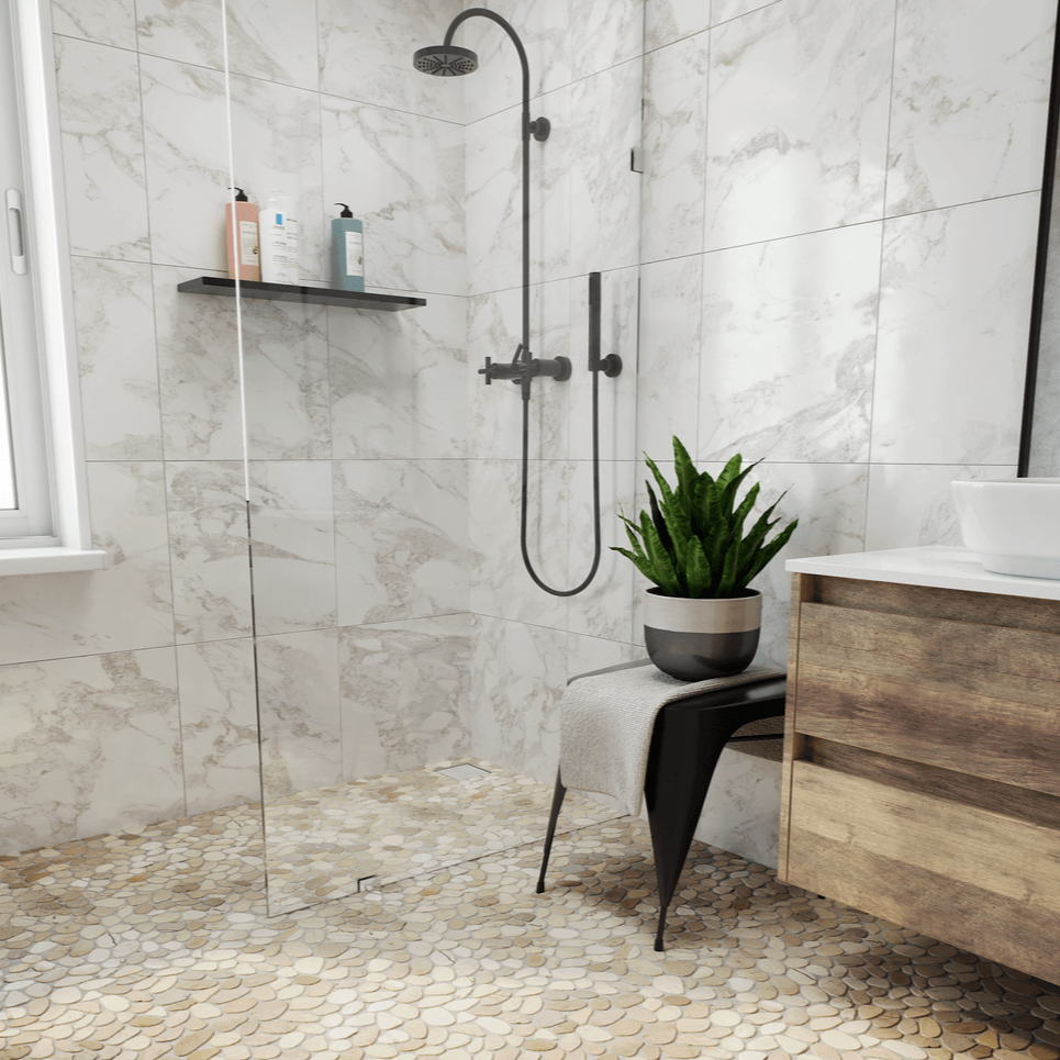 ANTIQUE TIMOR WHITE, LEVEL PEBBLE - Hawaii Stone