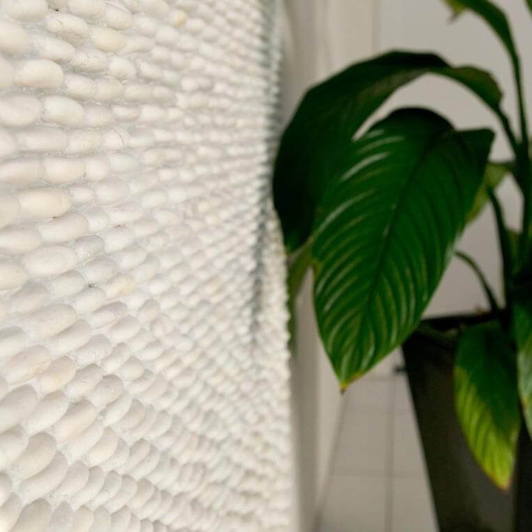 ANTIQUE TIMOR WHITE, STACKED PEBBLE - Hawaii Stone