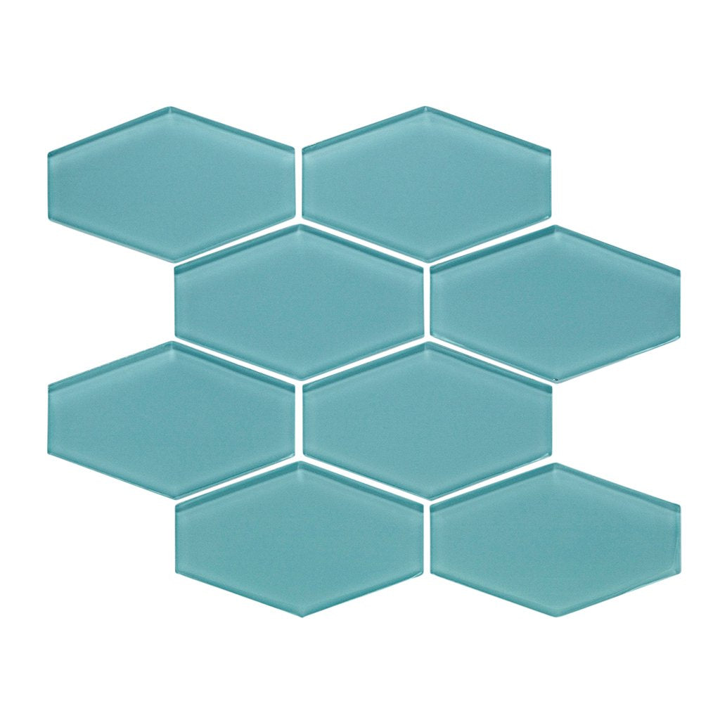 AZURE, ESSENTIALS ELONGATED HEX - Hawaii Stone