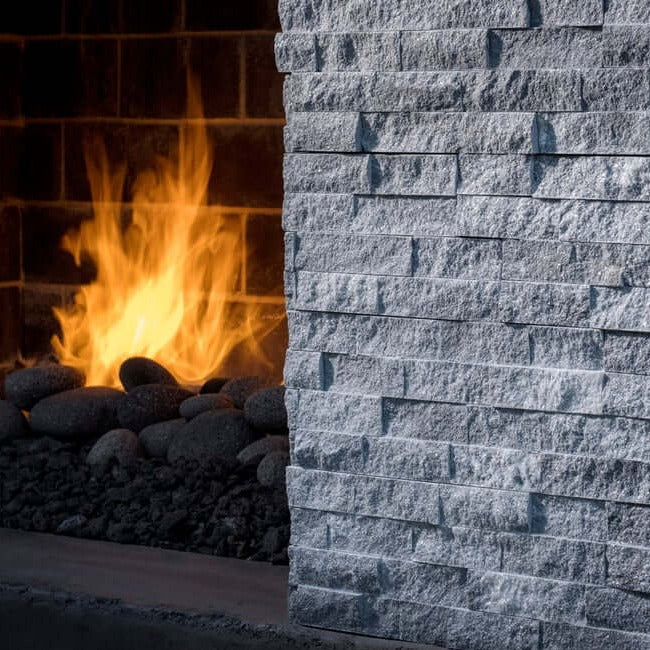 CHARCOAL GLINT, LEDGER CORNER - Hawaii Stone