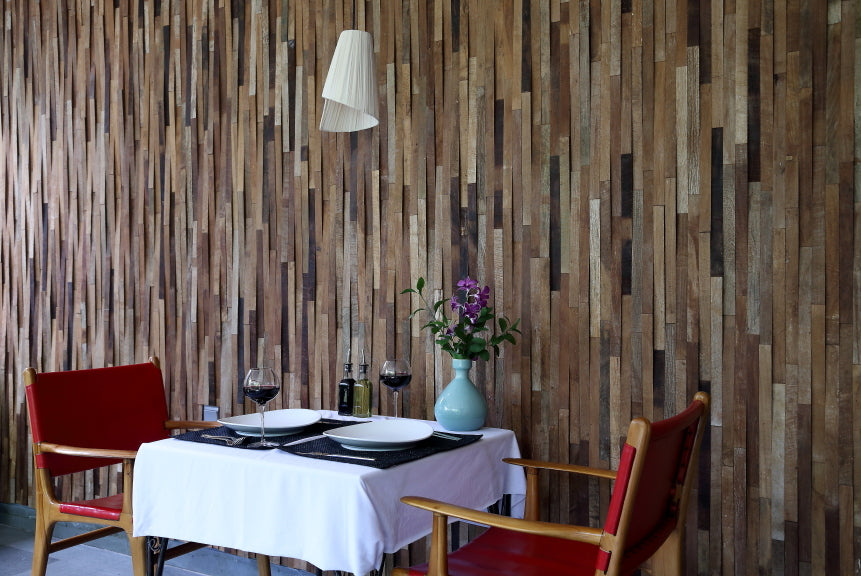 KAYU V-WOOD NATURAL/PAINTED MIX, INDO-WOOD - Hawaii Stone