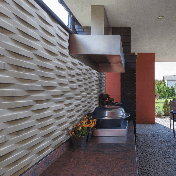MOONLIT, INTERWOVEN CORNER 4 pc Set, Honed - Hawaii Stone