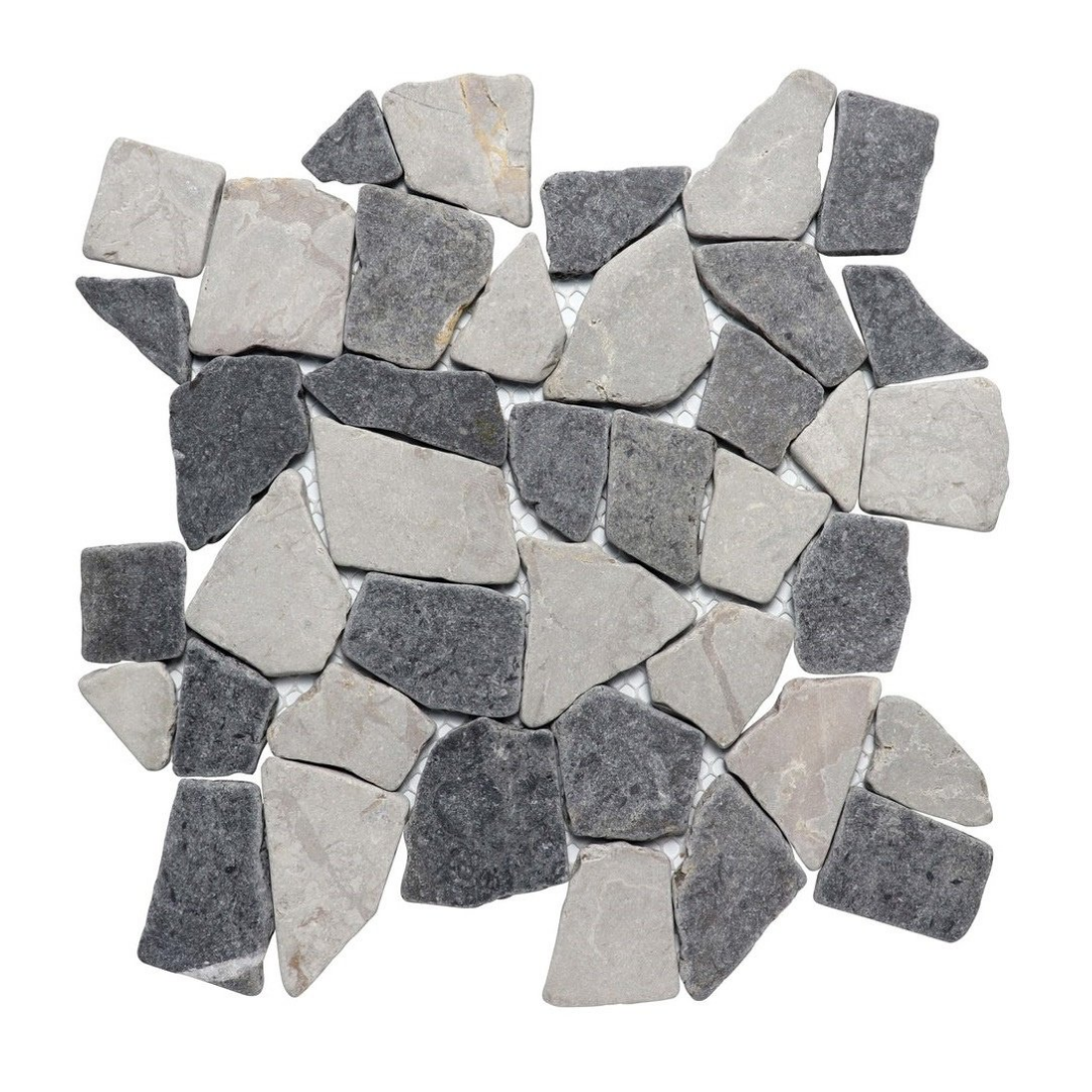 MOTLEY GREY JG, RANDOM TILE - Hawaii Stone