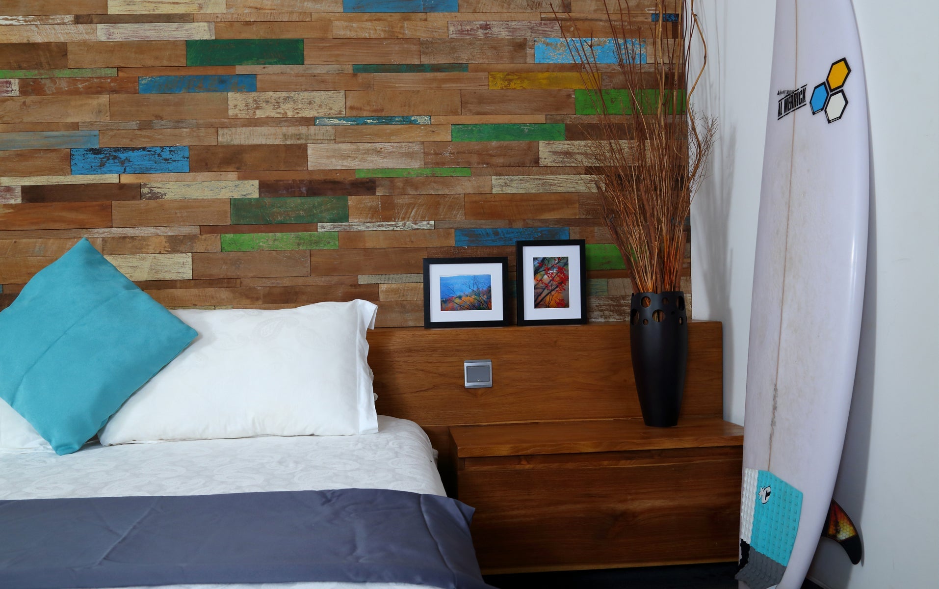 RIMBA NATURAL/PAINTED MIX, INDO-WOOD- Hawaii Stone