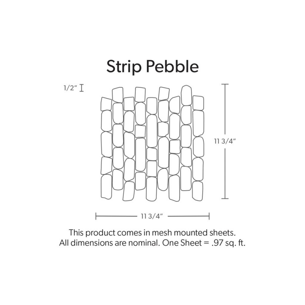 ALPINE, STRIP PEBBLE - Hawaii Stone