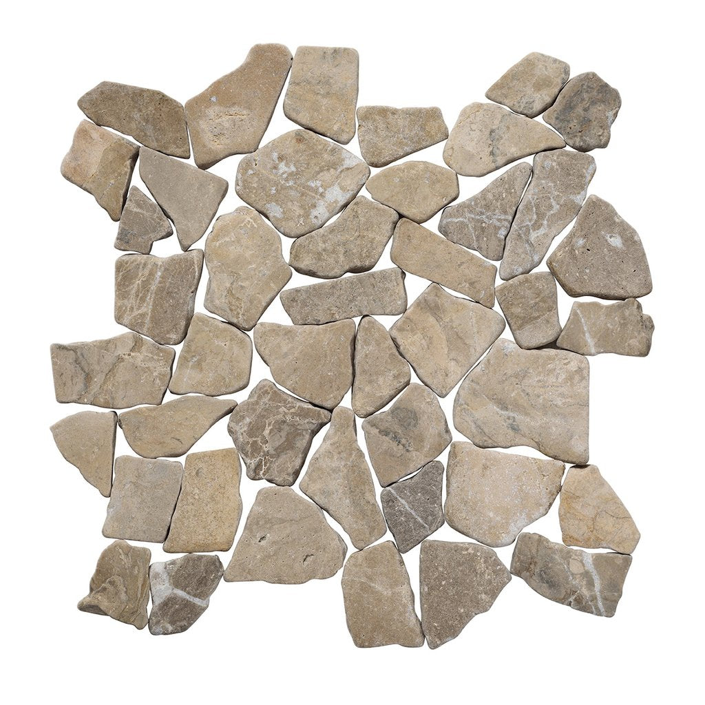 TAN MARBLE, RANDOM TILE - Hawaii Stone